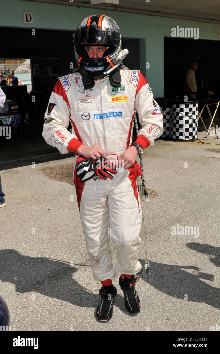 Patrick Dempsey fait une apparition à la Homestead Miami Speedway en ...