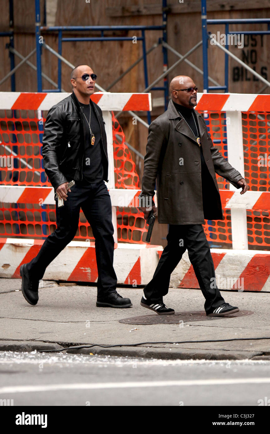 Dwayne johnson and samuel l jackson Banque de photographies et d’images ...