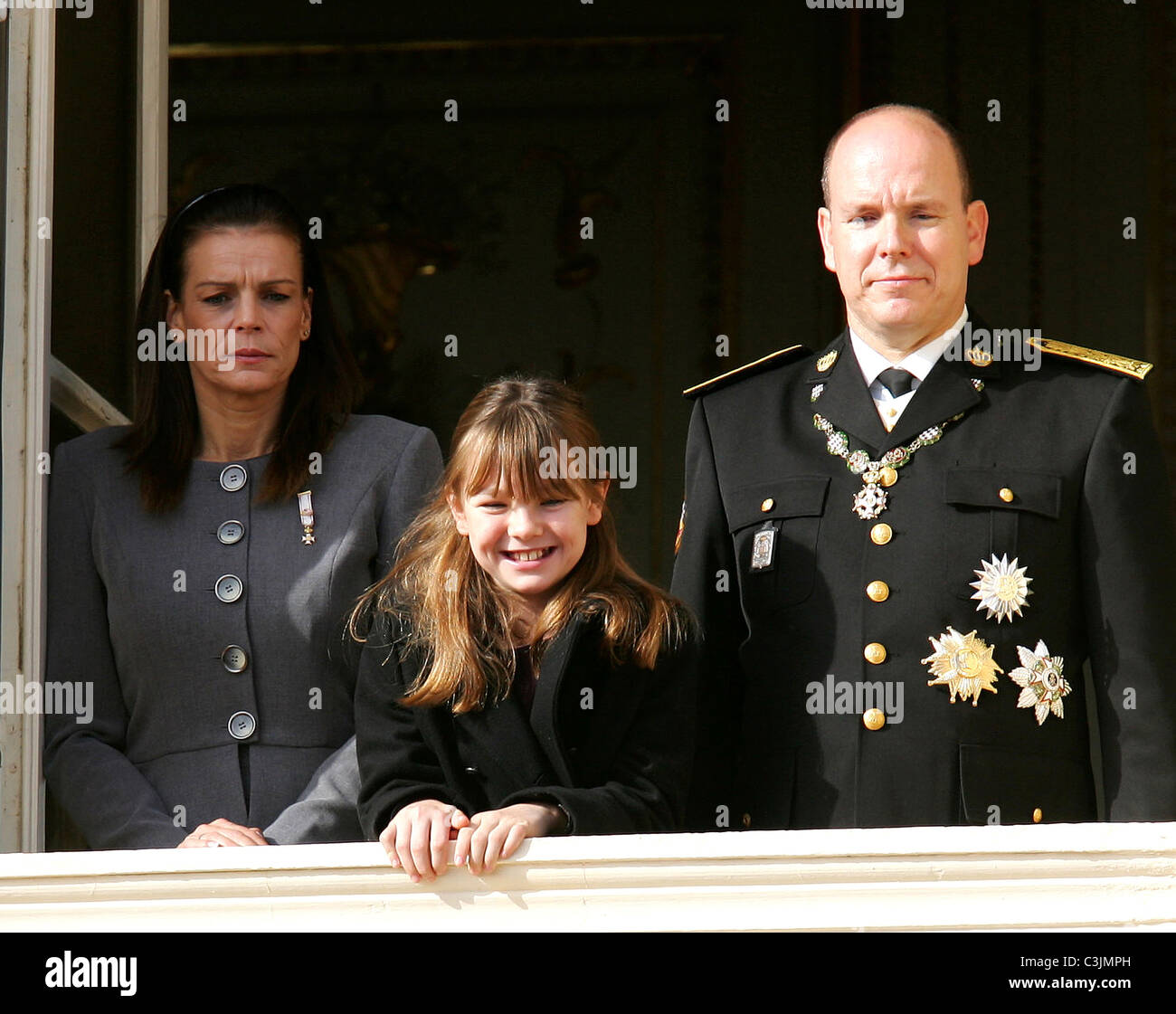 Le Prince Albert II de Monaco, la Princesse Stéphanie de Monaco, la ...