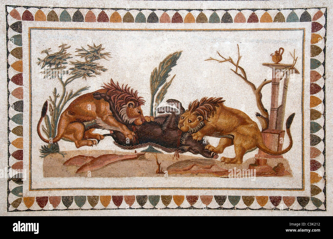 Mosaïque romaine africaine Banque de photographies et d’images à haute ...