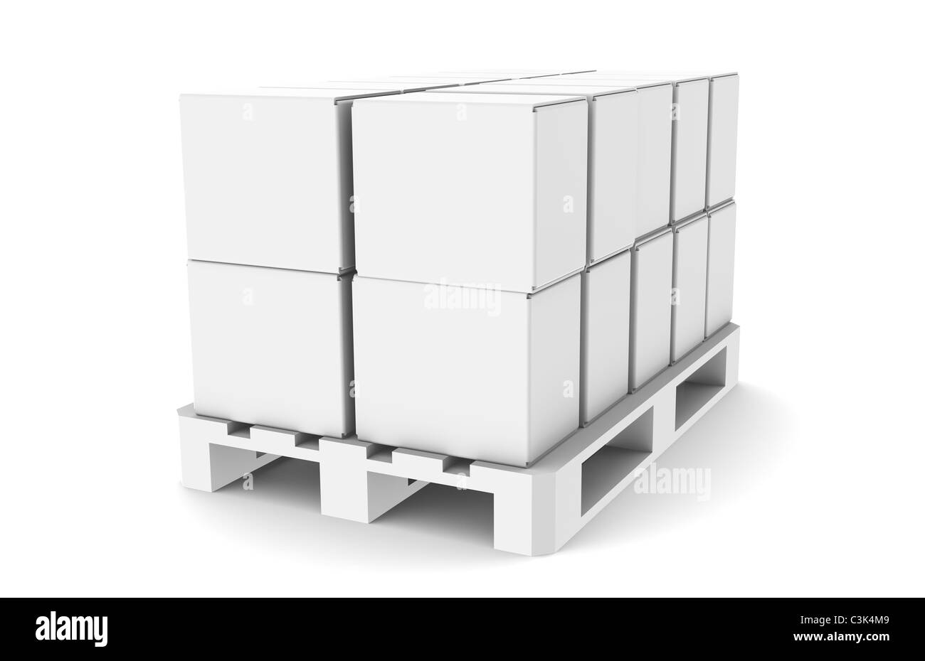 Edi pallet Banque d'images noir et blanc - Alamy