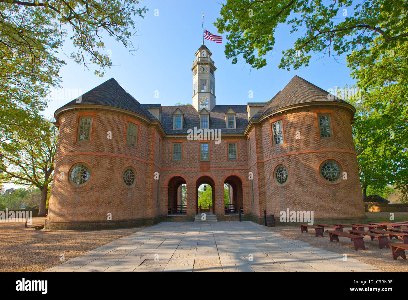 Capitole colonial de williamsburg Banque de photographies et d’images à ...