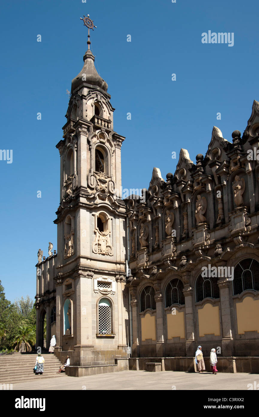 Kiddist Sélassié (sainte trinité) Cathédrale, Addis Abeba, Ethiopie ...