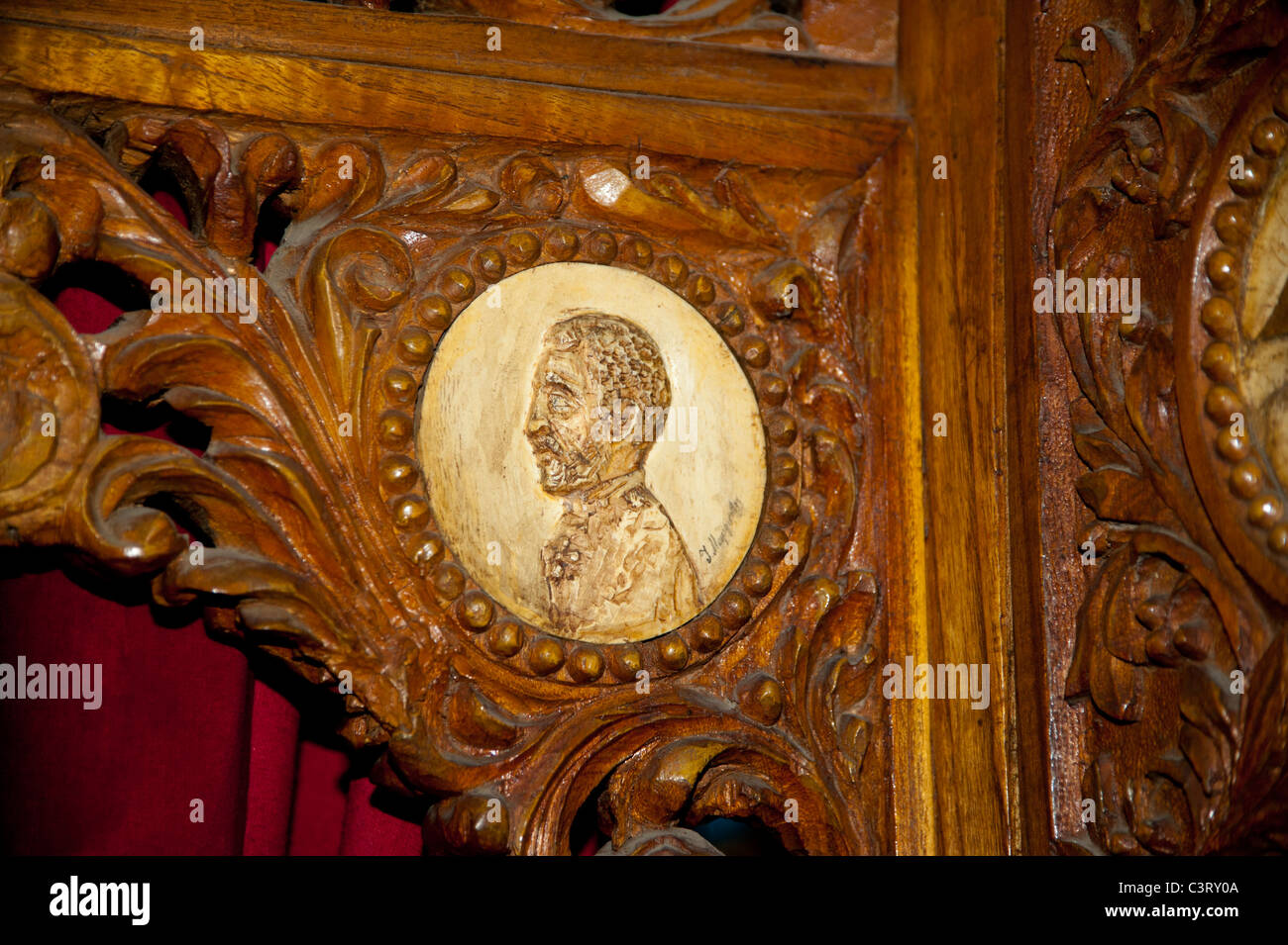 Détail d'Hailé Sélassié, Kiddist trône Sélassié (sainte trinité ...