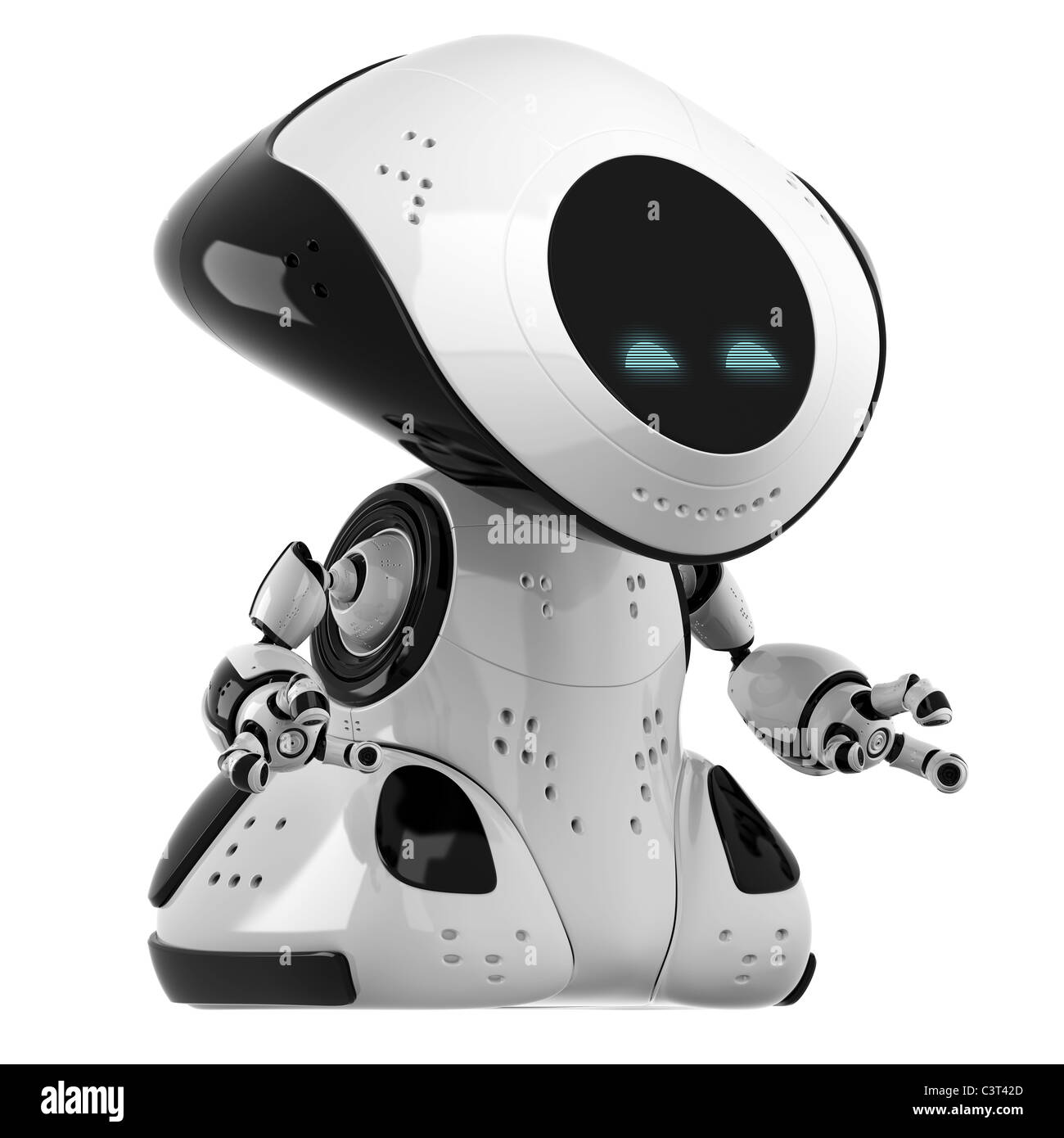 Robot mignon Banque d'images détourées - Alamy