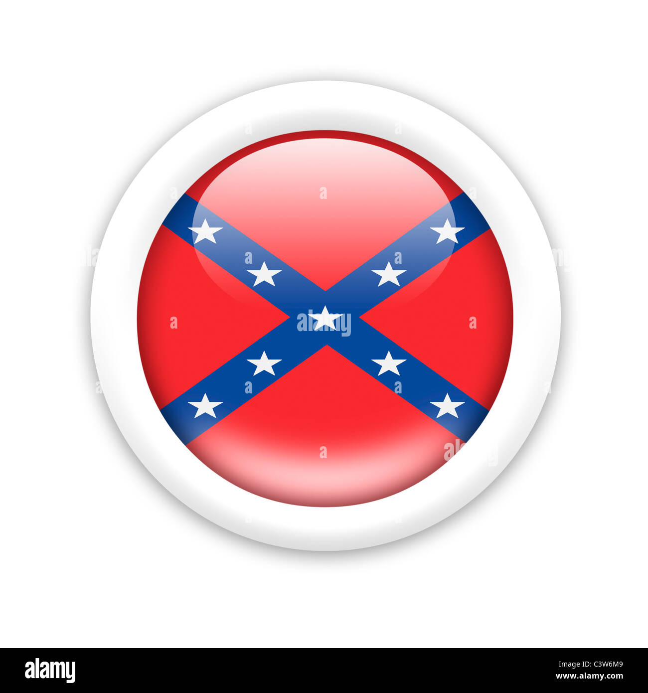 Confederacy flag Banque d'images détourées - Alamy