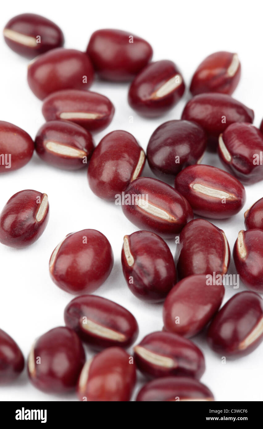 Haricots adzuki aussi azuki ou aduki Banque de photographies et d ...