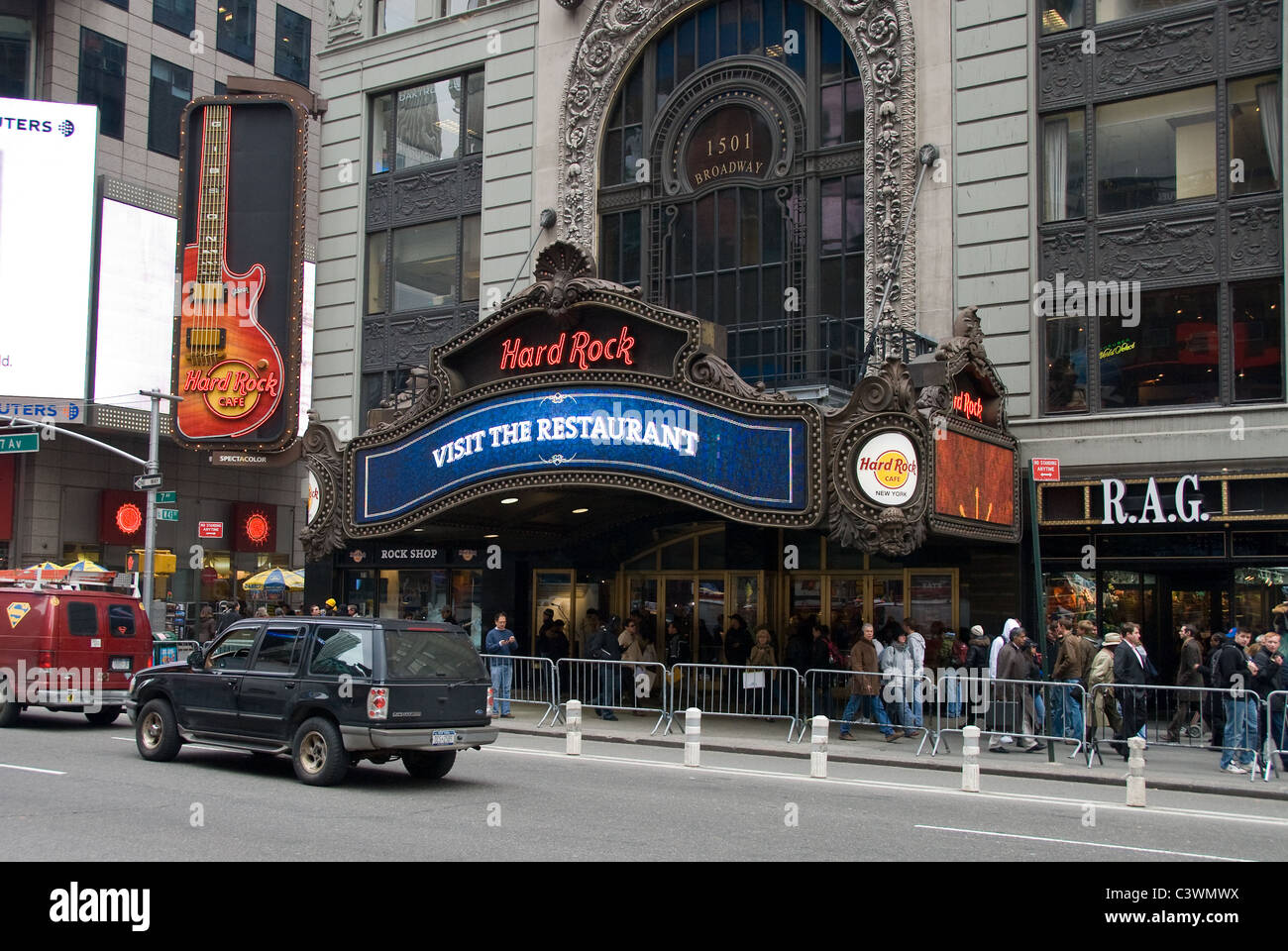 Hardrock café à times square Banque de photographies et d’images à ...