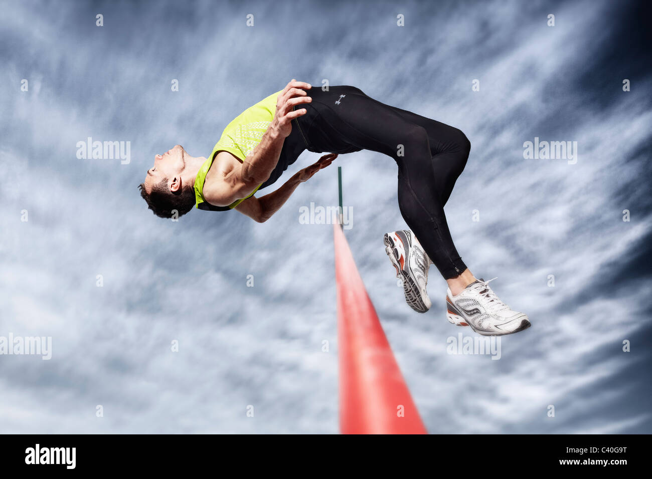 Barre de saut en hauteur Banque de photographies et d’images à haute ...