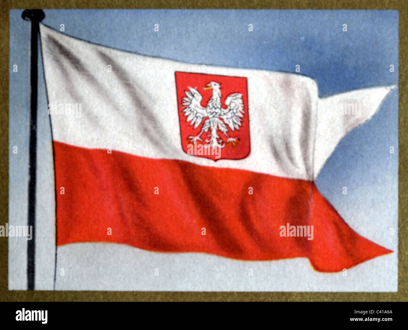 Drapeaux, Pologne (république), bataille drapeau, 1919 - 1939 et depuis ...