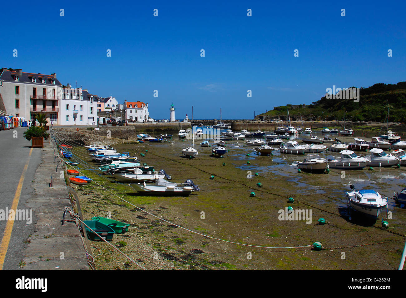 Port de Sauzon Belle-Ile-En-Mer island Photo Stock - Alamy