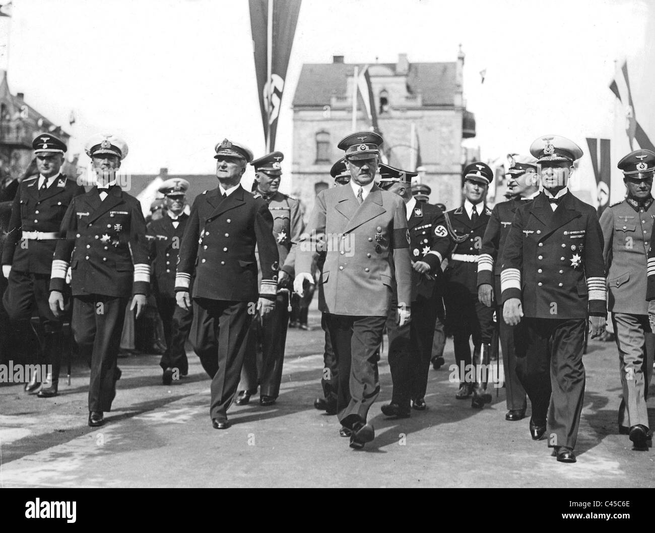 Adolf Hitler et Miklos Horthy, 1938 Photo Stock - Alamy