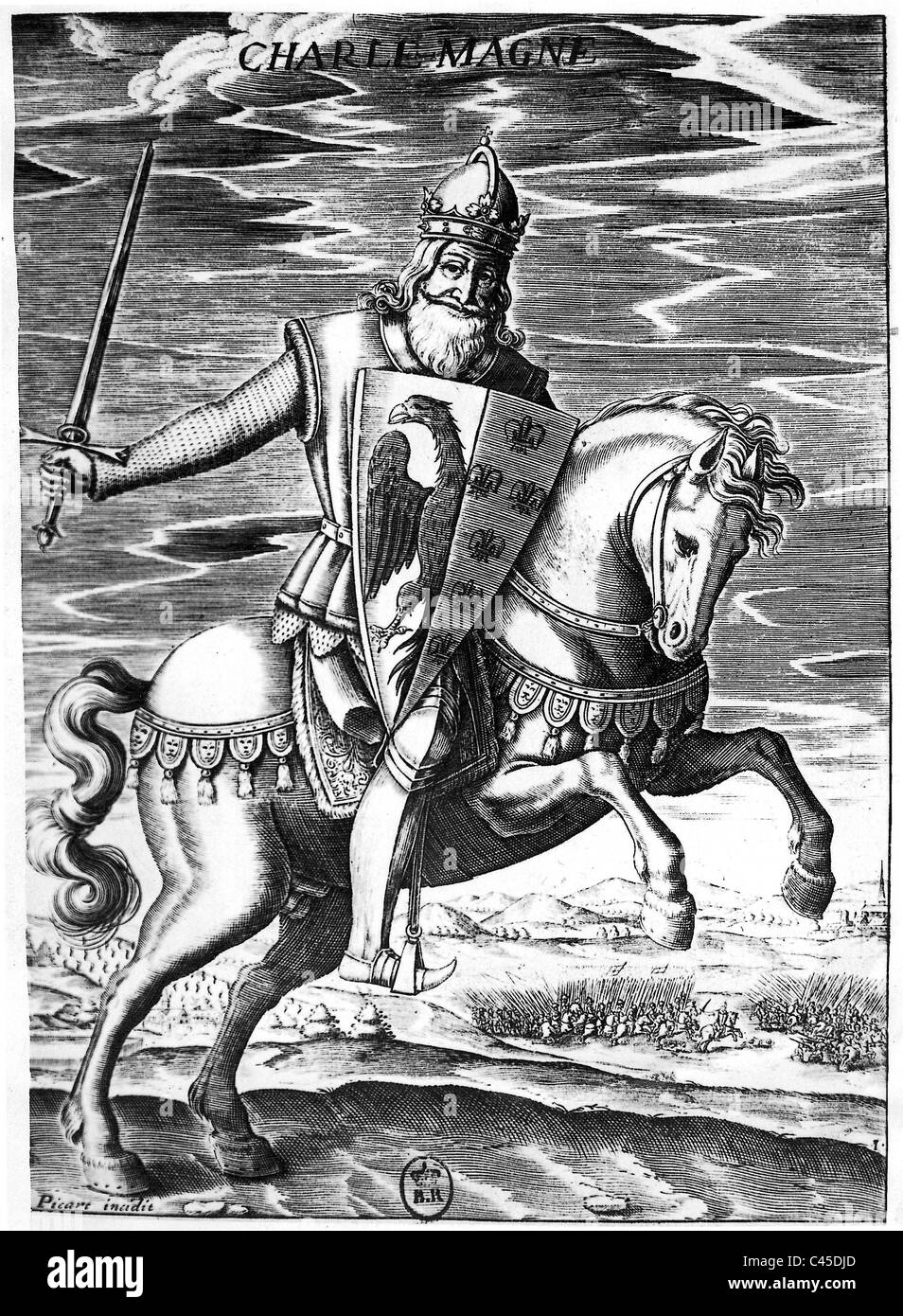 Charlemagne carolus magnus ou karolus magnus Banque de photographies et ...