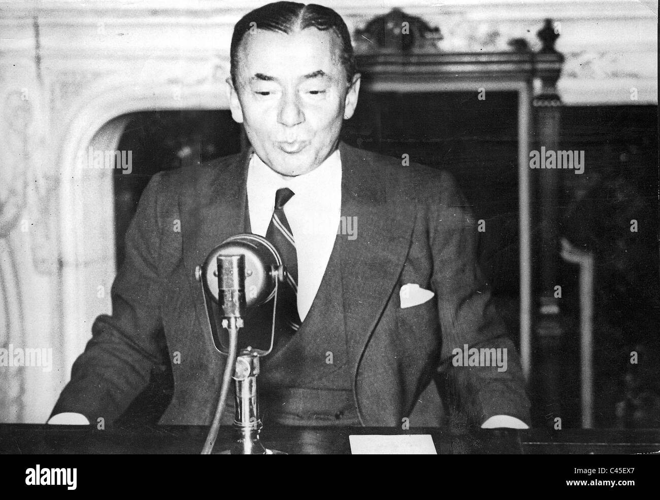 Paul Reynaud, 1938 Photo Stock - Alamy