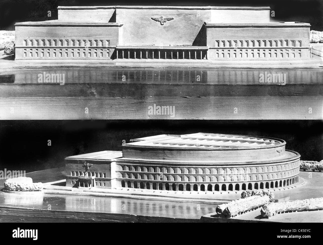 Le modèle de la salle de congrès du parti nazi à Nuremberg Motifs ...