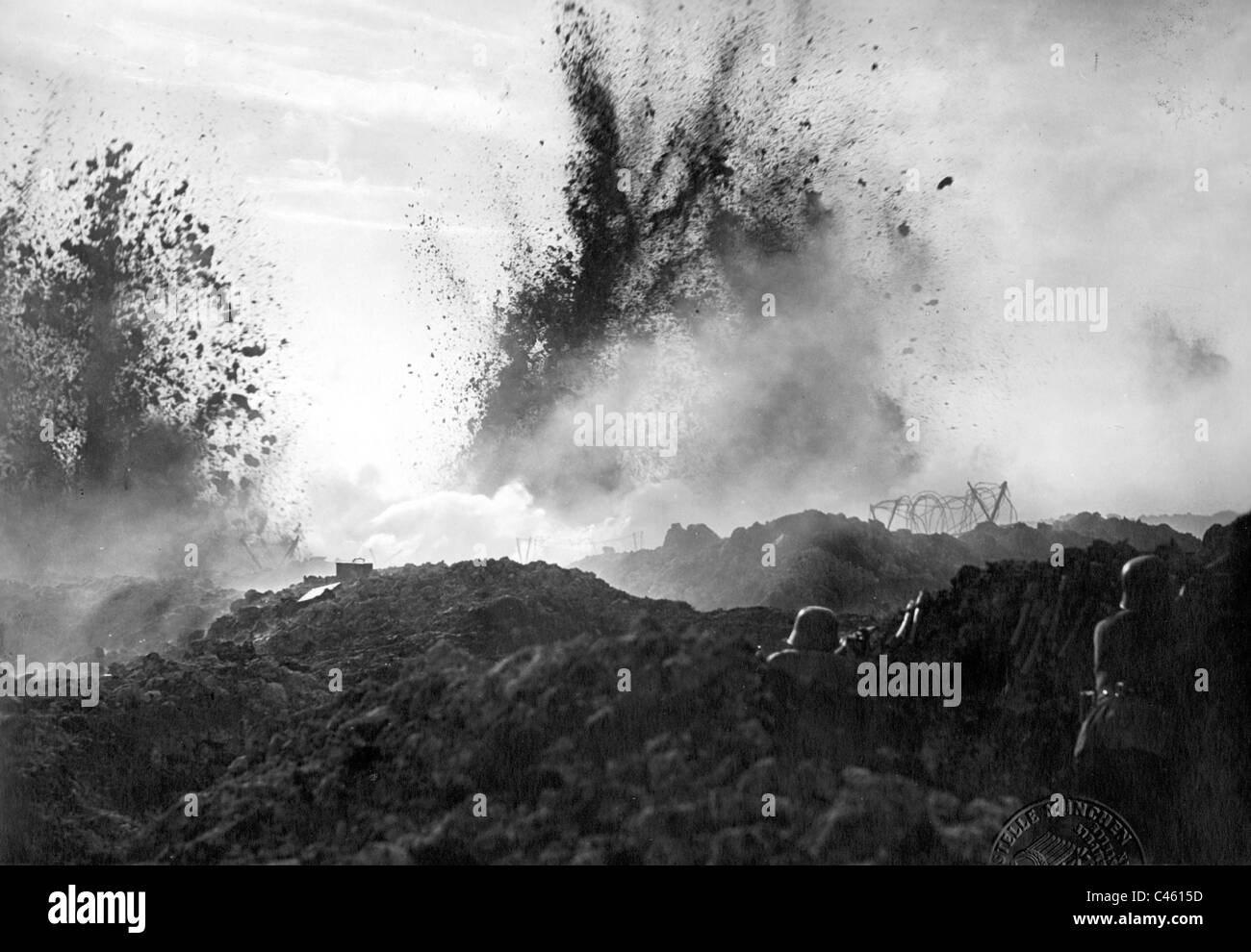 Bataille de Verdun lors de la Première Guerre mondiale, 1916 Photo ...