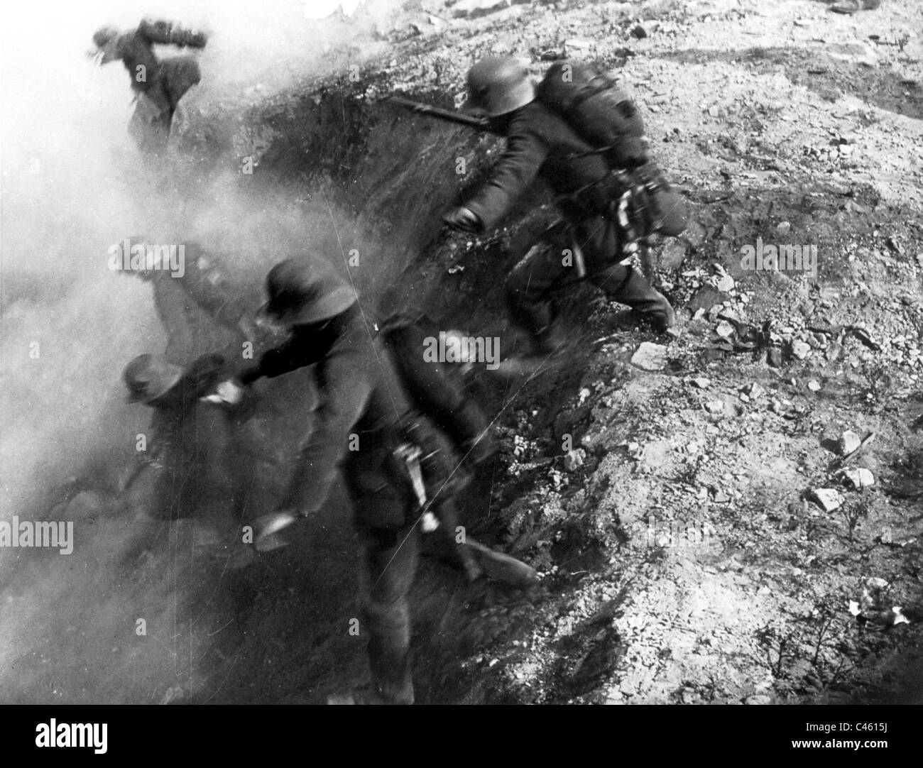 Bataille de Verdun lors de la Première Guerre Mondiale I, 1916 Photo ...