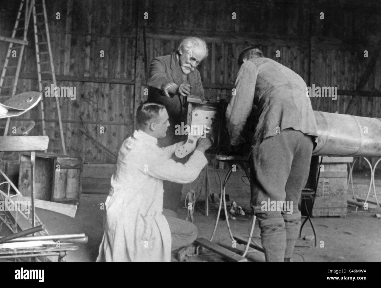 Otto lilienthal Banque d'images noir et blanc - Alamy