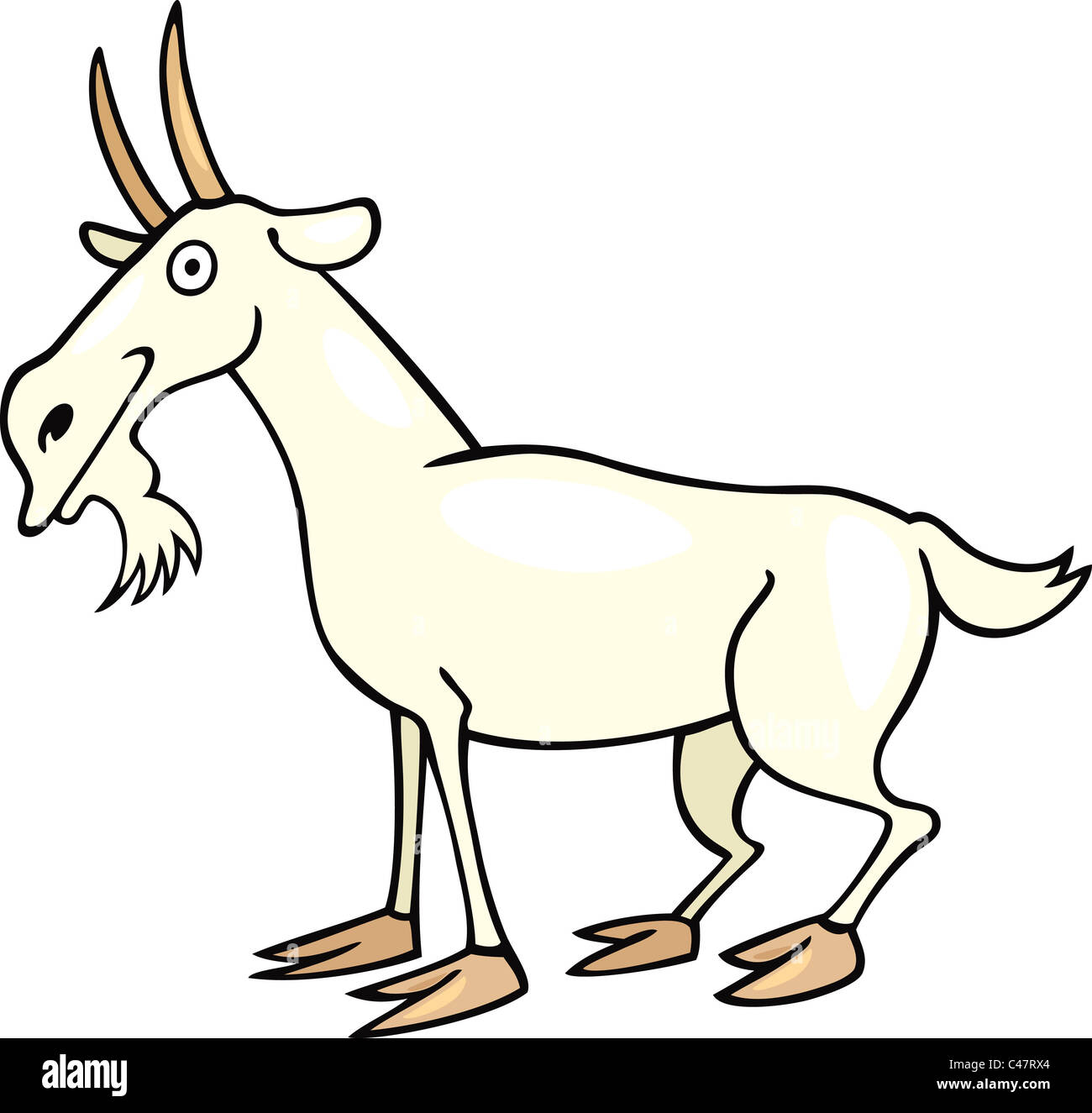 Dessin de chèvre femelle Banque de photographies et d’images à haute ...