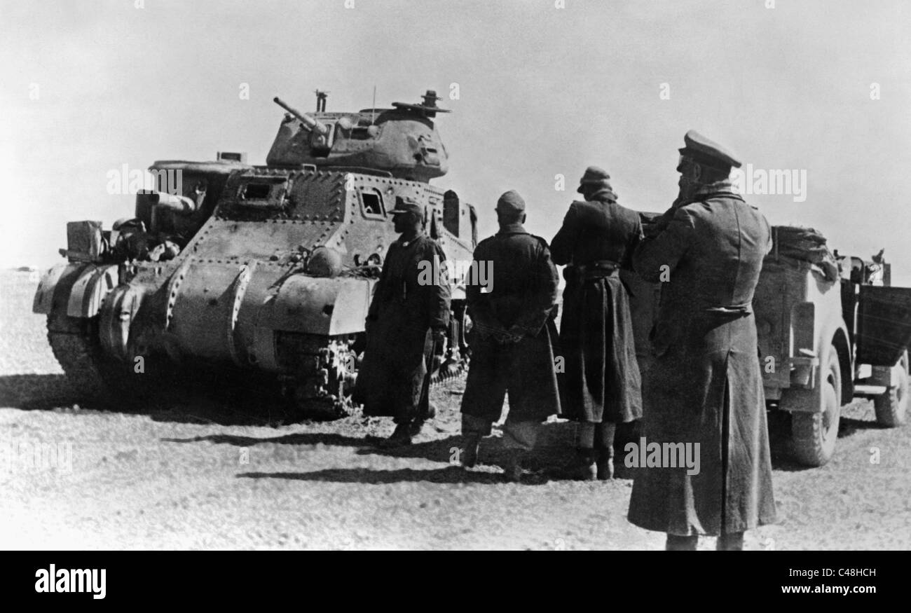 Erwin rommel africa Banque d'images noir et blanc - Alamy