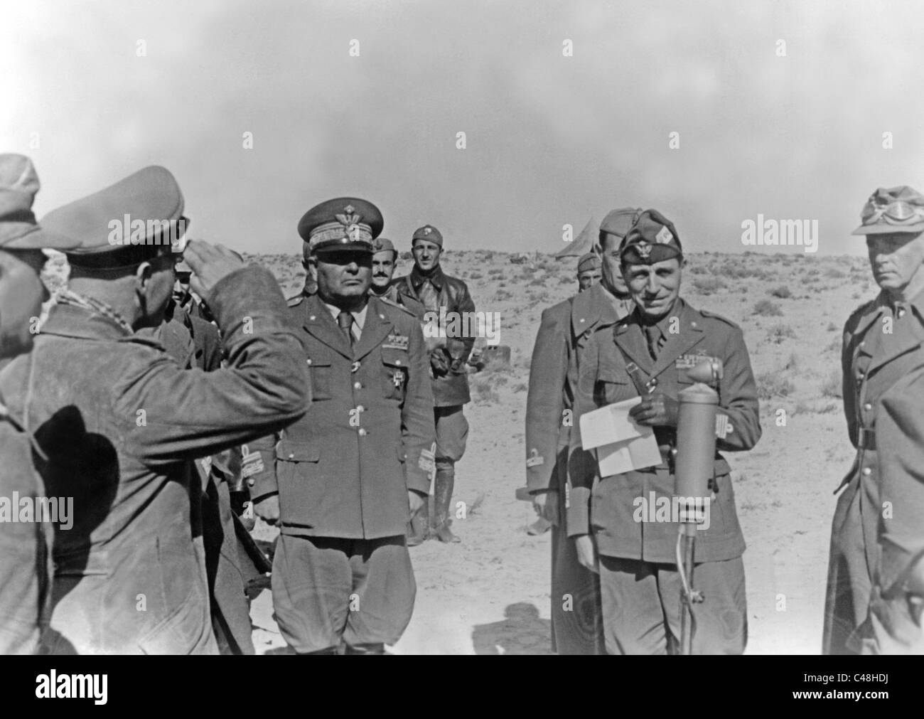 Erwin rommel africa Banque d'images noir et blanc - Page 2 - Alamy