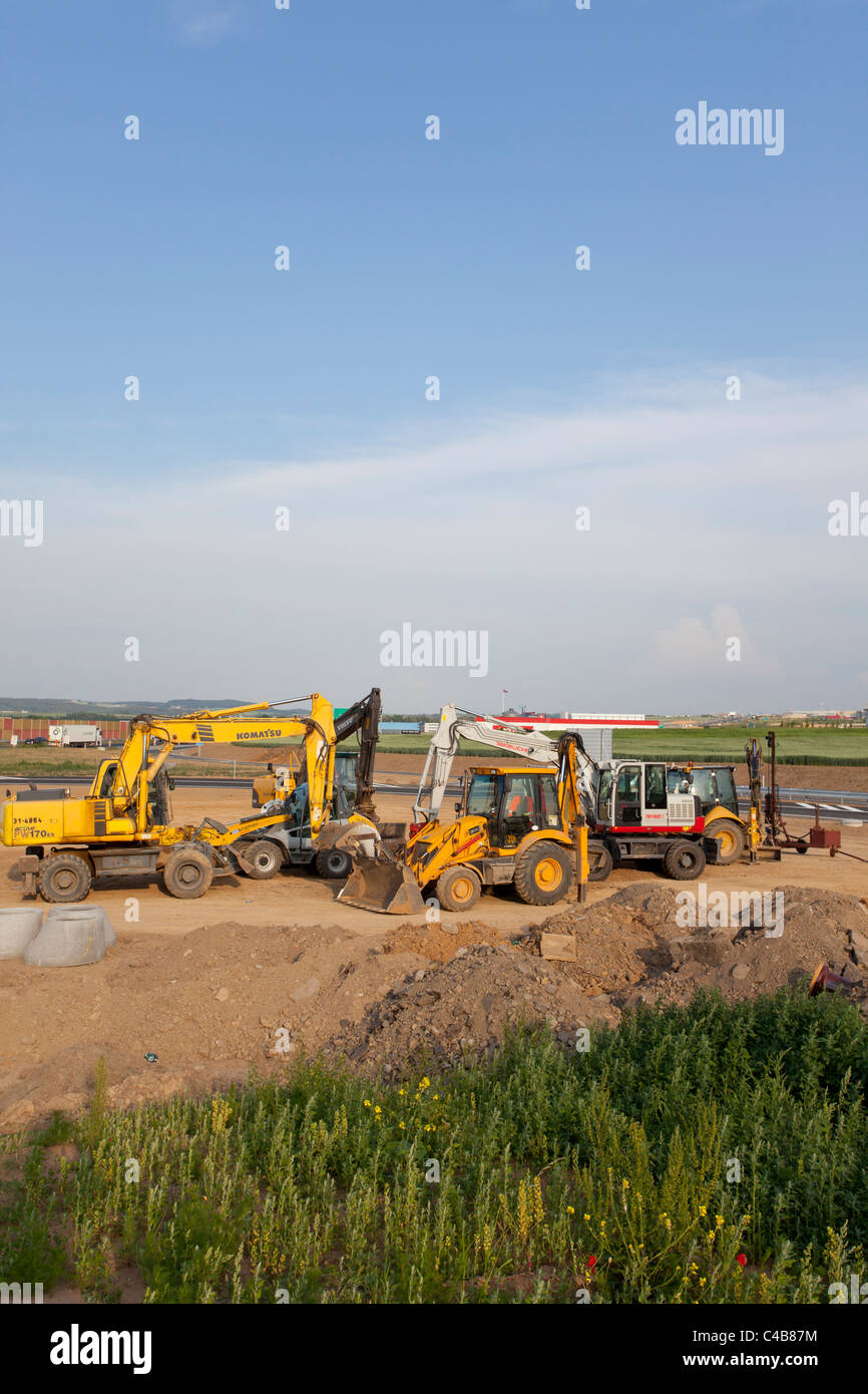 Chantier de construction de route Banque de photographies et d’images à ...