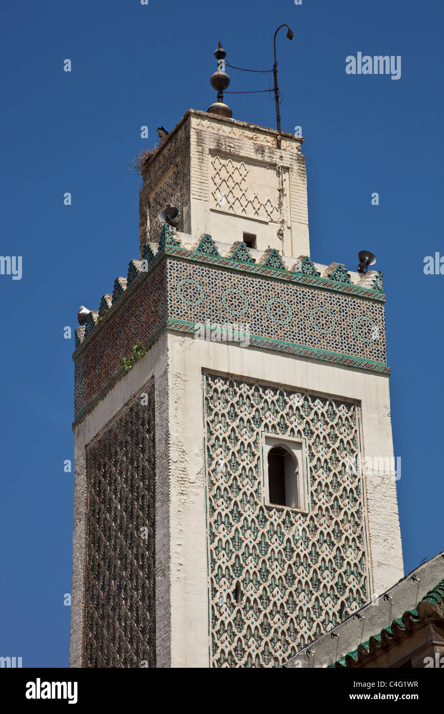 Minaret fez morocco Banque de photographies et d’images à haute résolution - Alamy