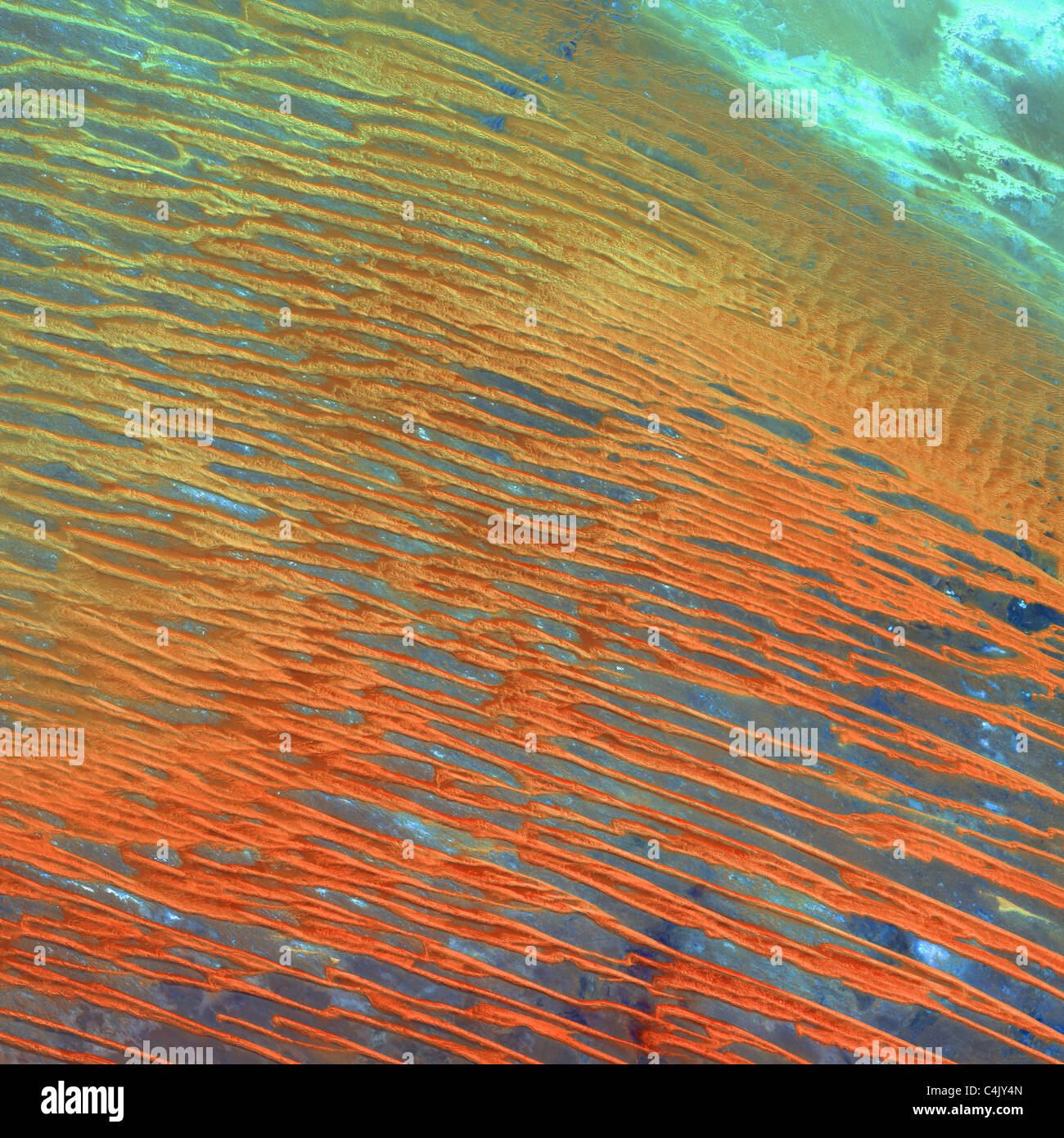 Sahara desert satellite image Banque de photographies et d’images à ...