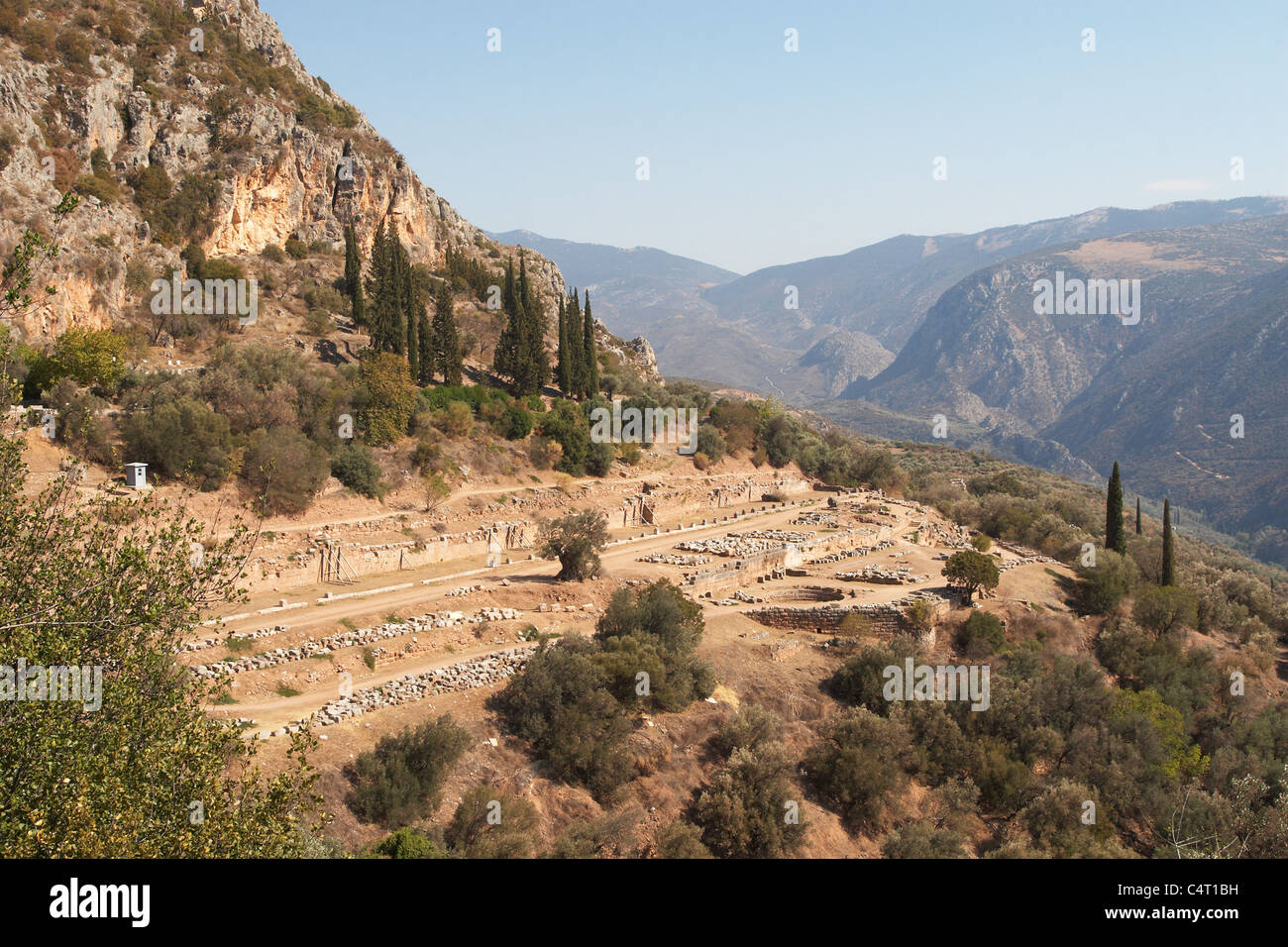 Gymnasium ancient delphi greece Banque de photographies et d’images à ...