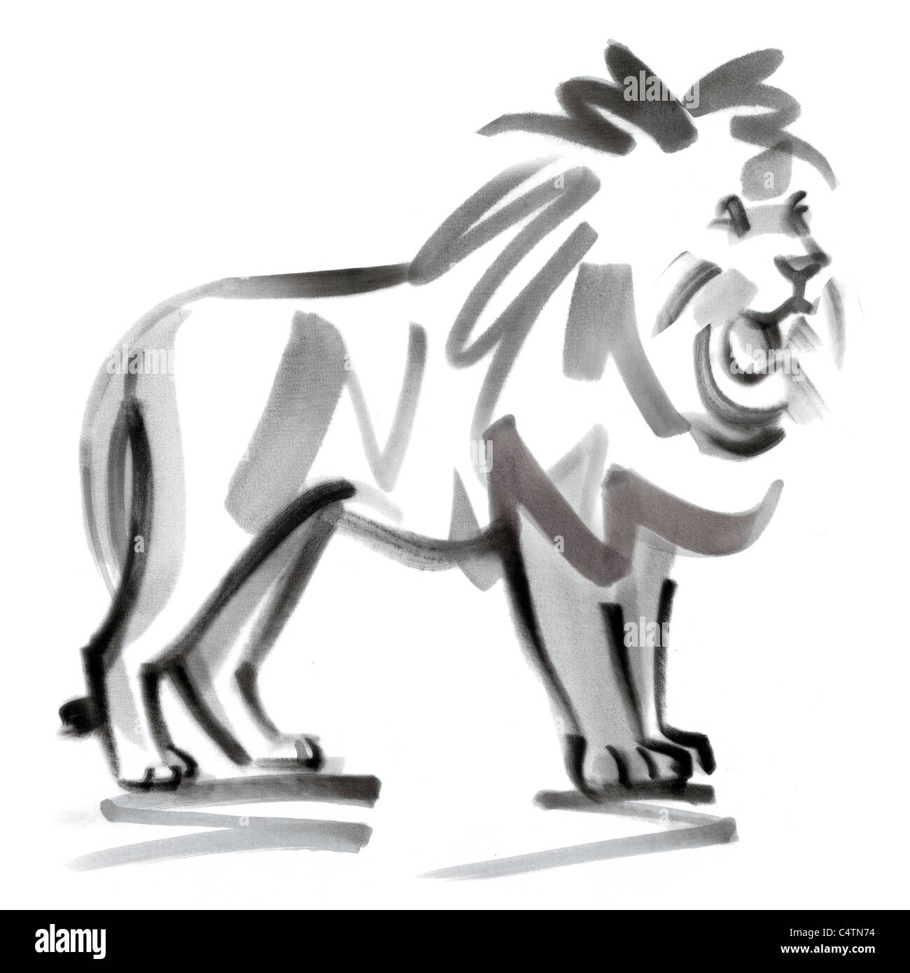 Signe astrologique lion Banque de photographies et d’images à haute ...