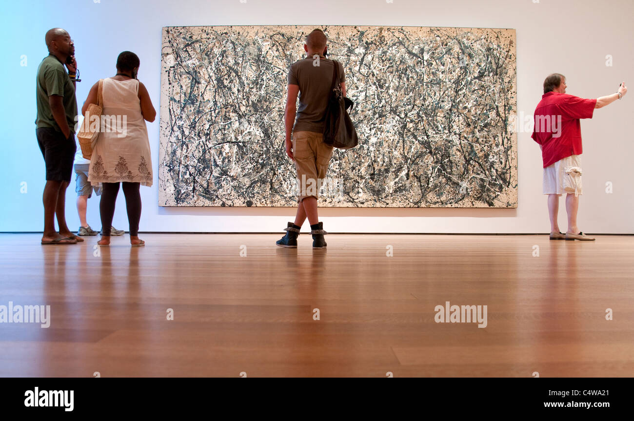 L'UN : Numéro 31, 1950, Jackson Pollock, MOMA, Museum of Modern Art ...