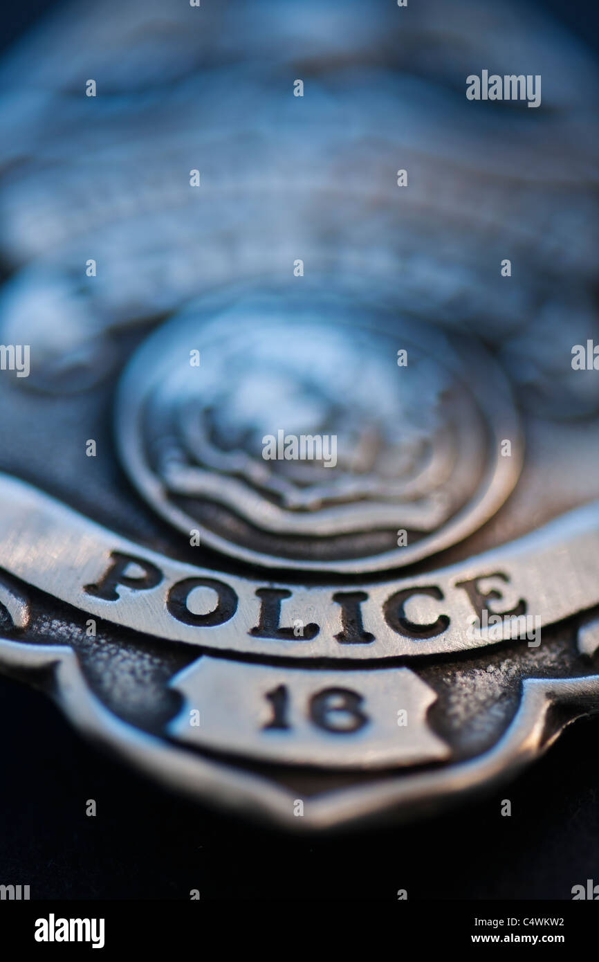 American police badge Banque de photographies et d’images à haute ...