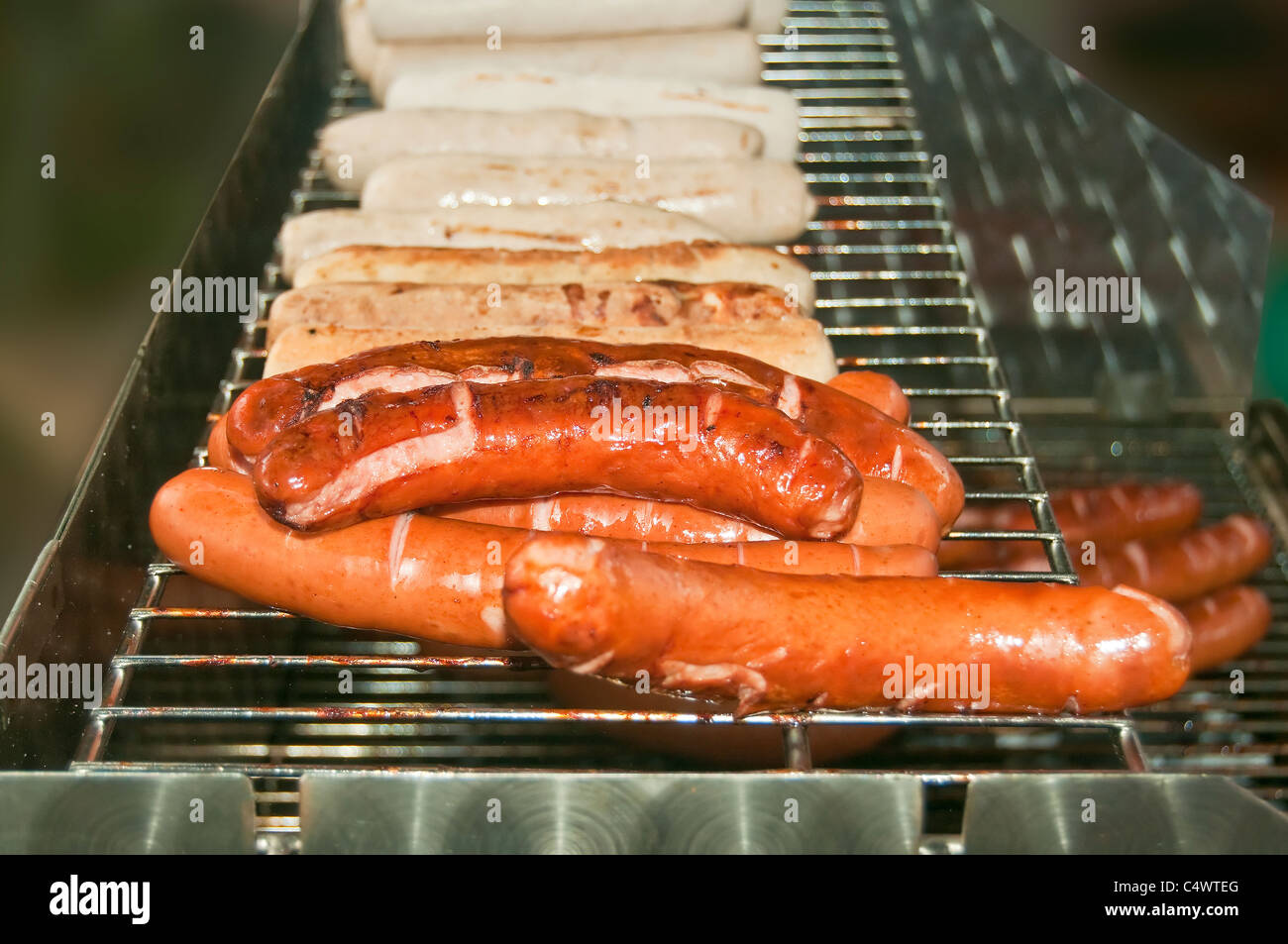 Bratwurst barbecue sausage german Banque de photographies et d’images à haute résolution - Alamy