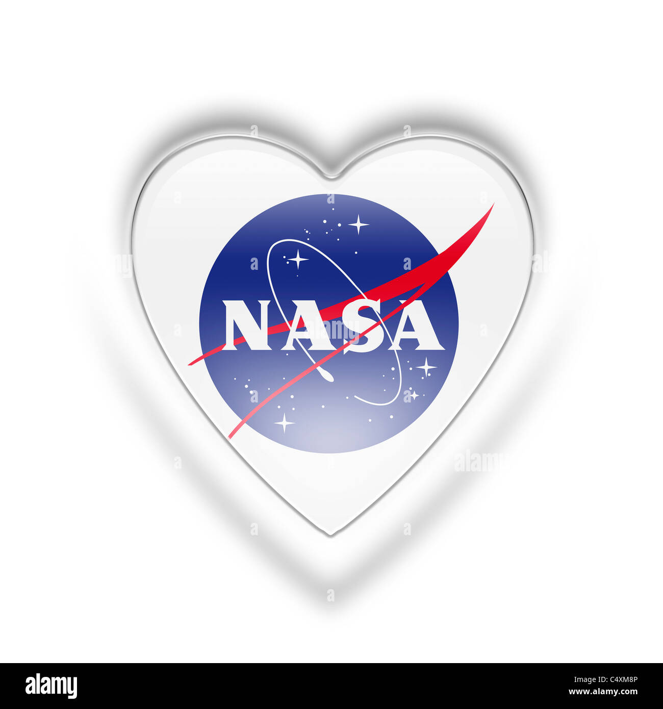 Symbole du drapeau le logo de la NASA Photo Stock - Alamy