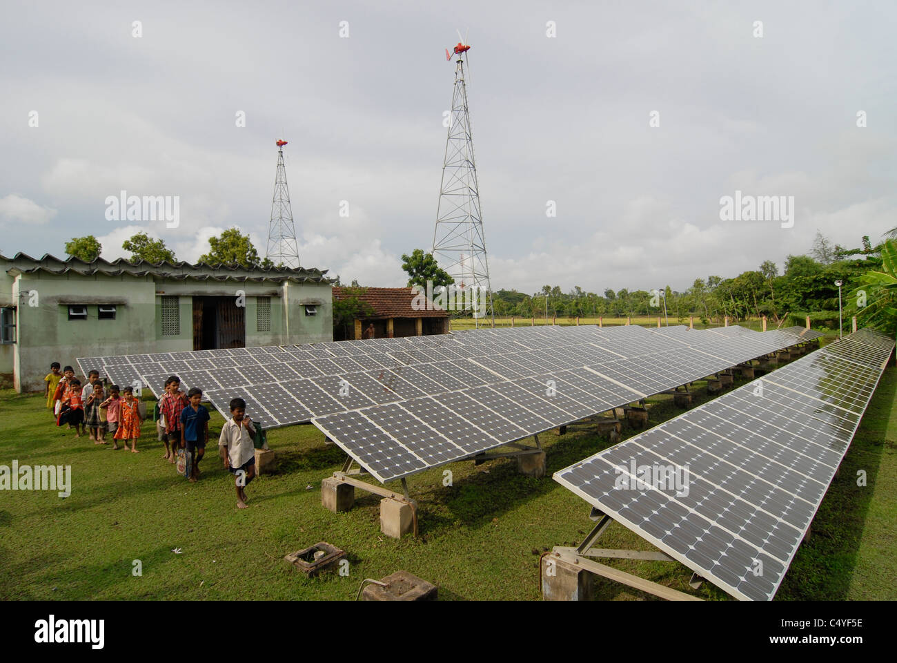 L'Inde Bengale occidental , dans l'île de Sagar Le Sundarban le delta ...