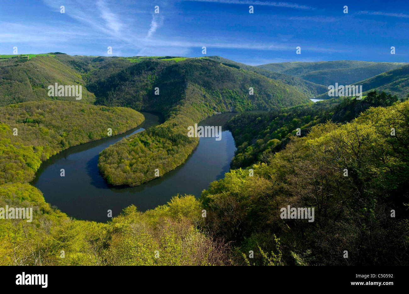 Méandre de queuille Banque de photographies et d’images à haute ...
