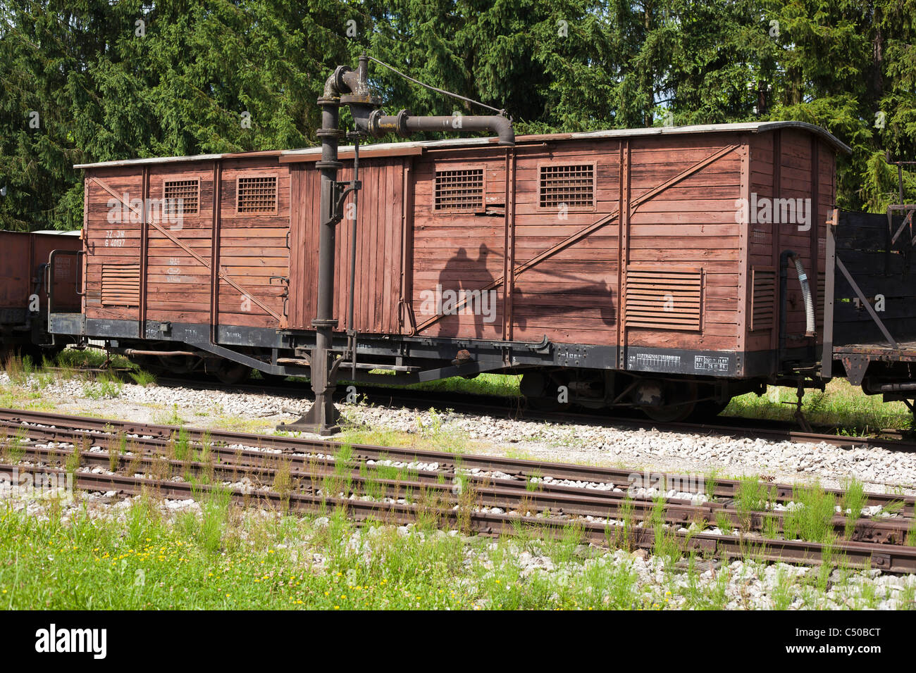 Ancien wagon de train museum, Uzicka Beograd, Serbie Photo Stock - Alamy