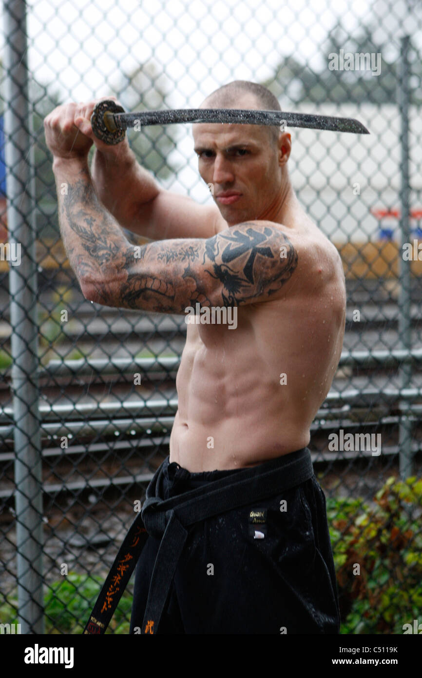 Sword fighter Banque de photographies et d’images à haute résolution ...