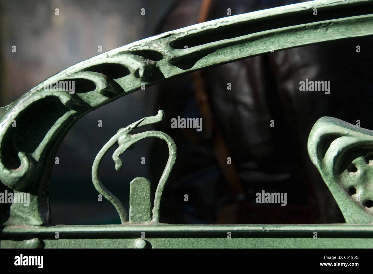 Wrought iron railing Banque de photographies et d’images à haute ...