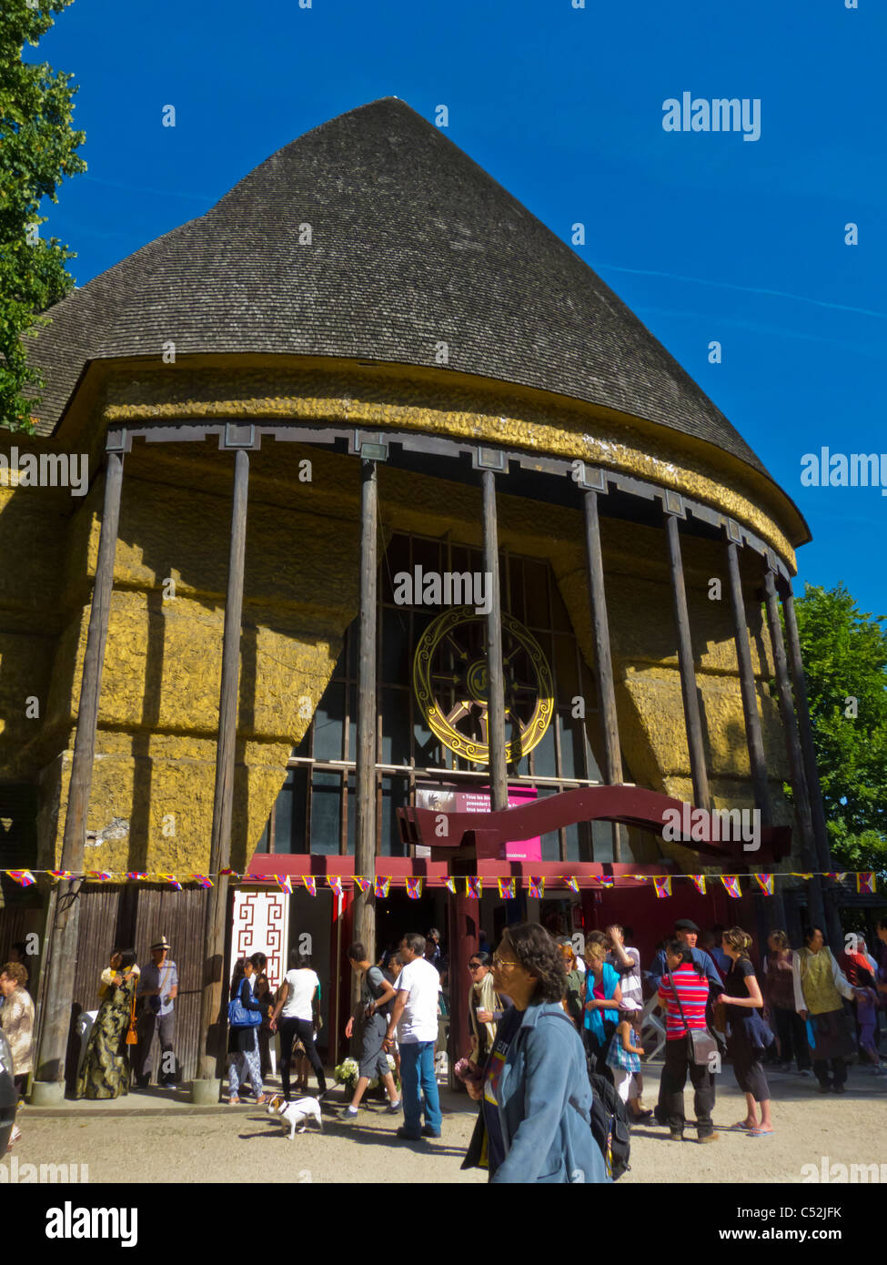 Temple de la grande pagode paris bouddhiste Banque de photographies et ...