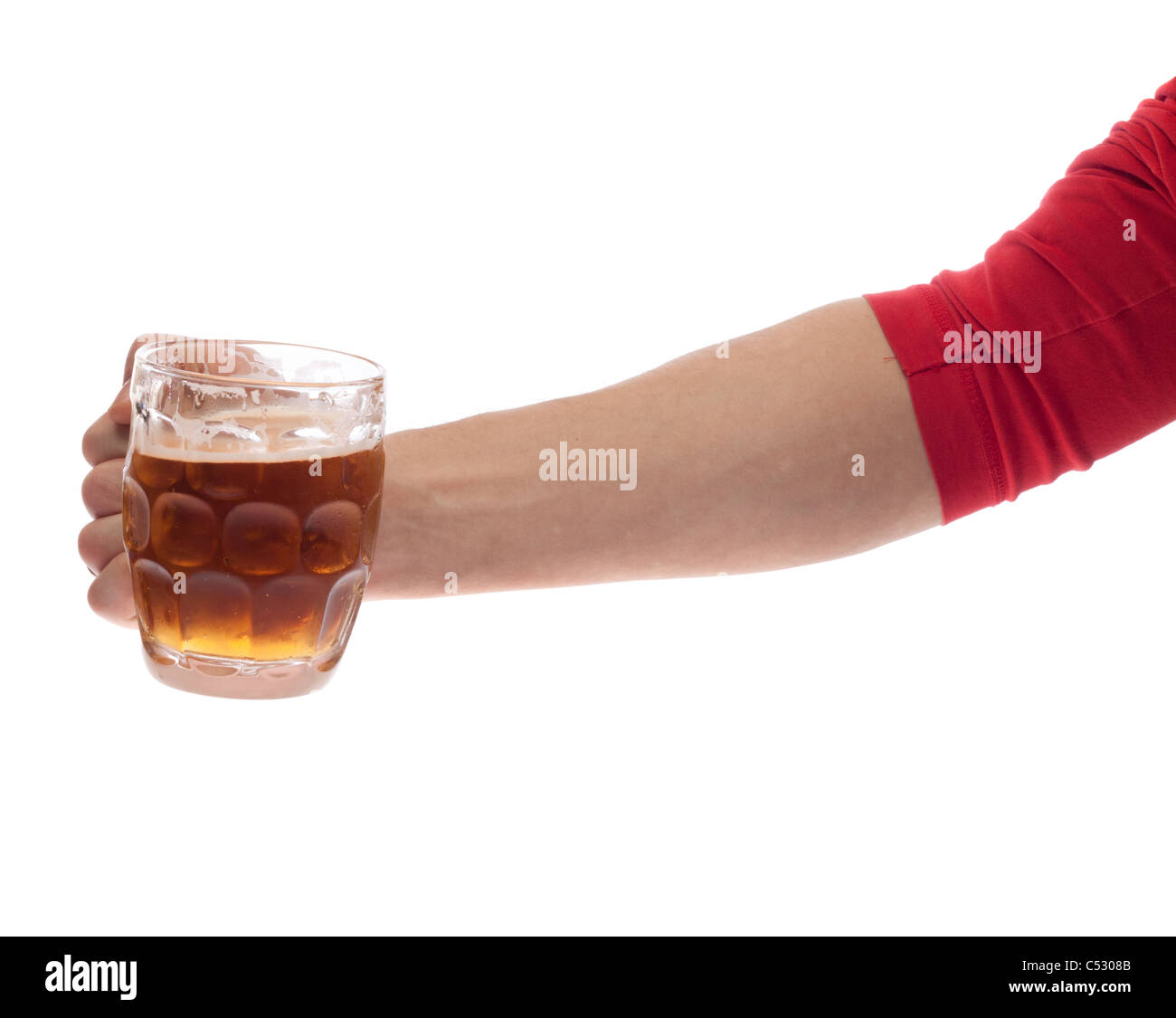 Pinte de bière Banque d'images détourées - Alamy