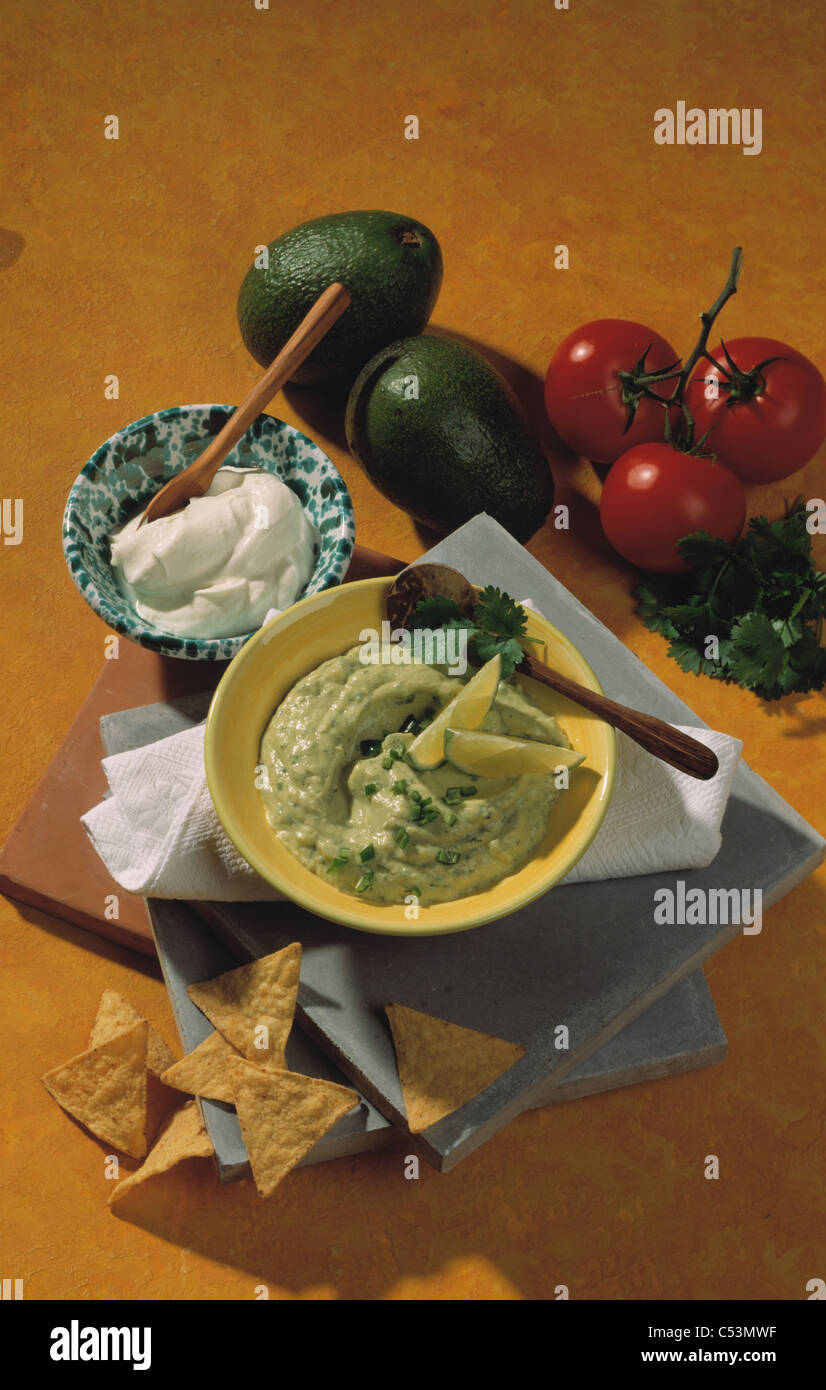 Avocado guacamole Banque de photographies et d’images à haute ...