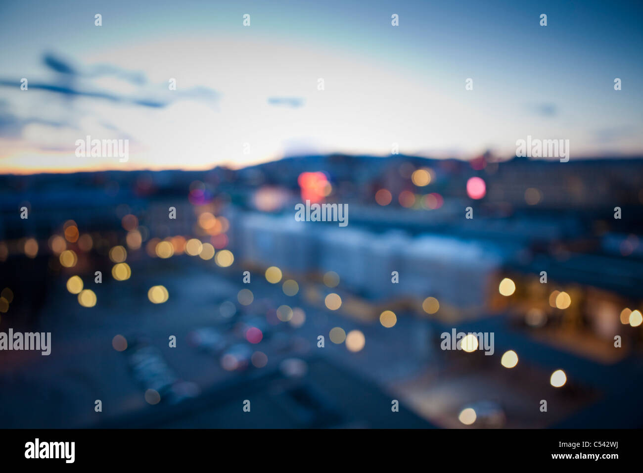 Ville Urbaine Floue Banque d'image et photos - Alamy