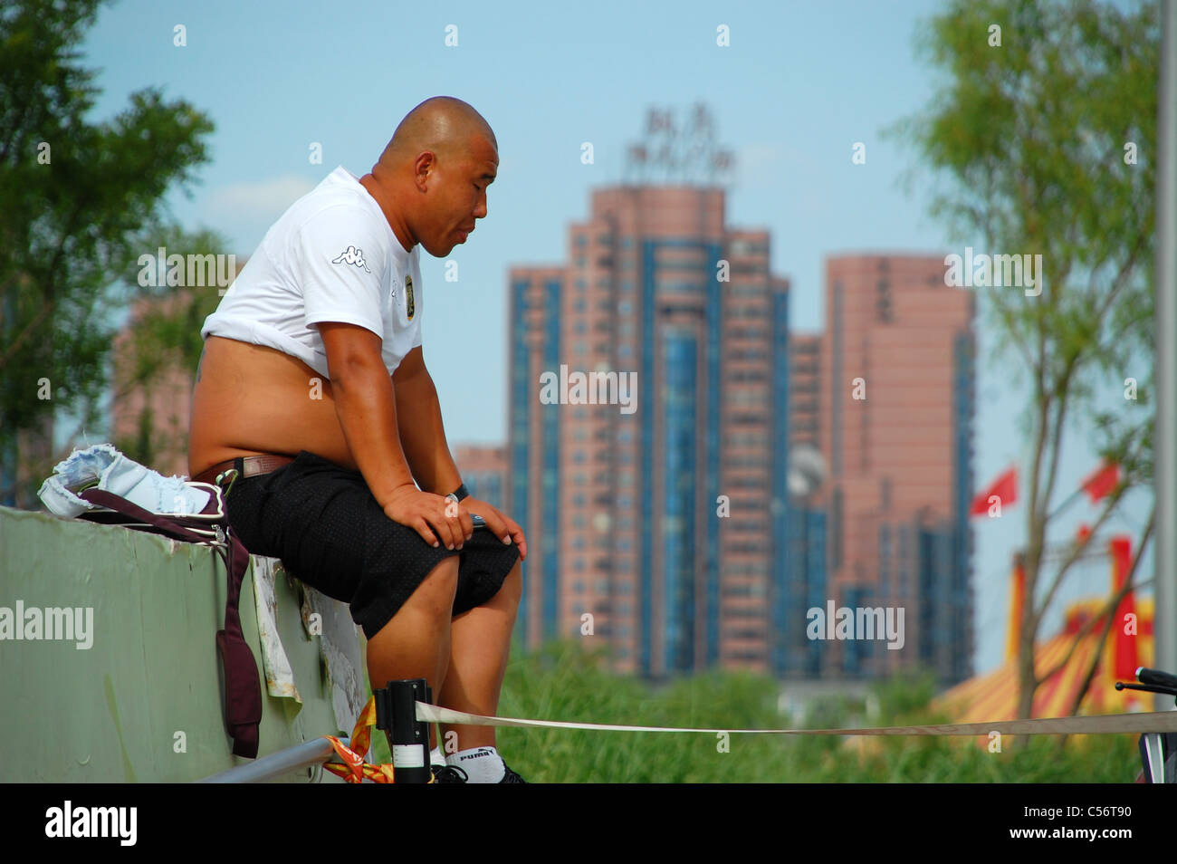 Surpoids homme Banque de photographies et d’images à haute résolution ...