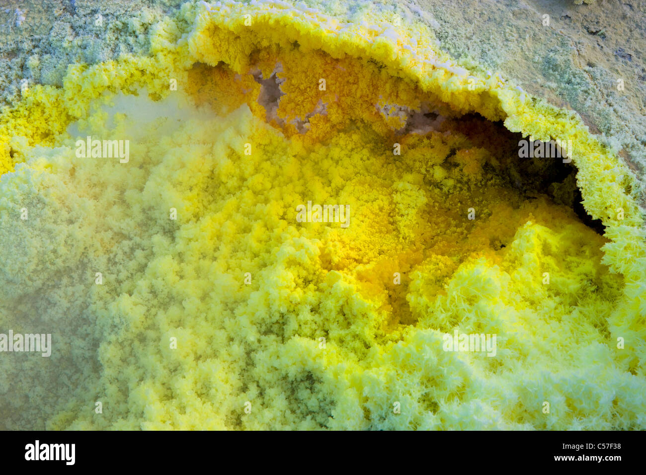 Vulcano, fumerolle, Italie, Europe, Lipari, île, île, volcan, cratère ...