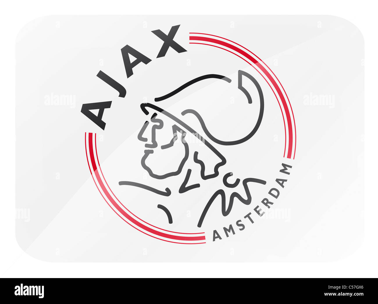 Afc ajax amsterdam logo emblème icône symbole du drapeau Photo Stock ... Afc ajax amsterdam logo emblème icône symbole du drapeau Photo Stock ...