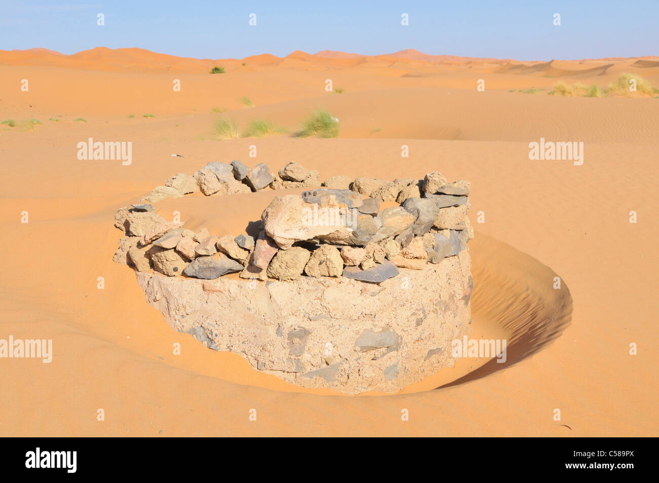 L'Afrique, Maroc, Maghreb, Afrique du Nord, les dunes de l'erg Chebbi ...