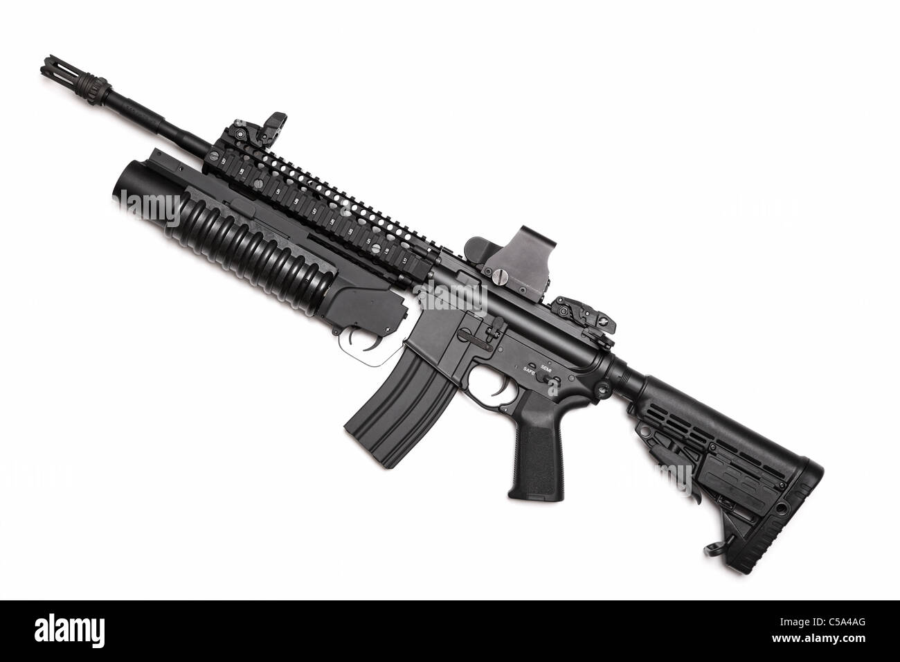 Spec Ops US M4A1 carabine d'assaut avec RIS/RAS, lance-grenades et ...