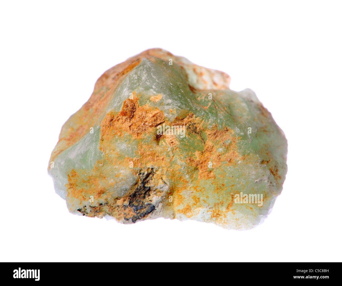 Inosilicate Prehnite - nodule du calcium et d'aluminium avec la formule ...