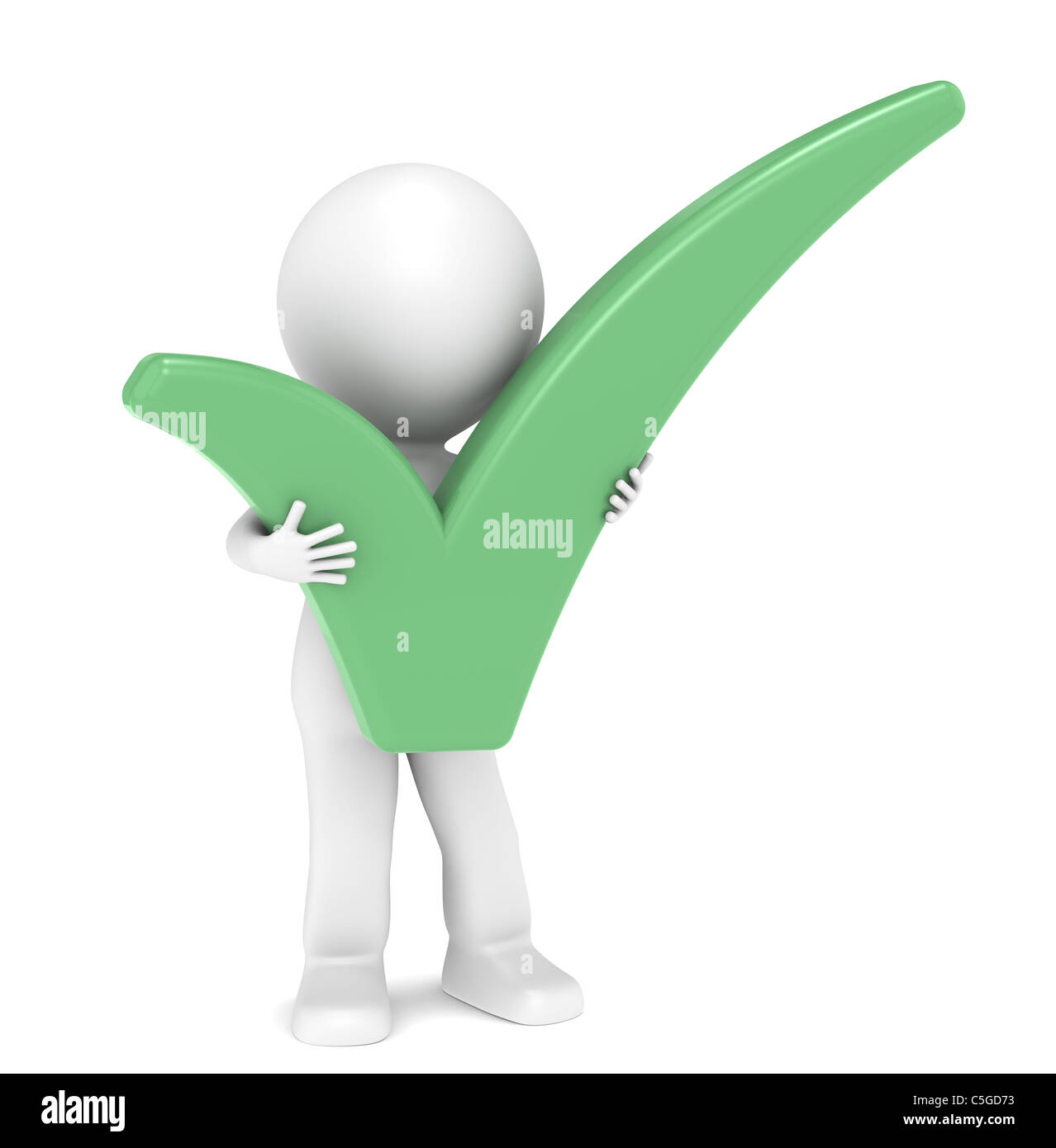 Tenant un formulaire de vote Banque d'images détourées - Alamy